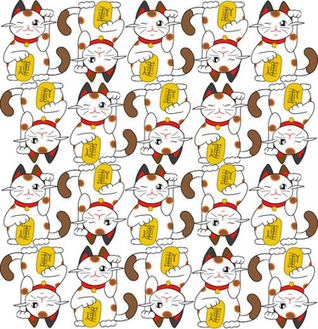 Maneki Neko Lucky Day by Aisu Aizu. 49+ Maneki Neko Wallpaper on ...
