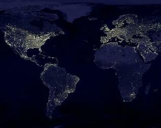 [40+] Earth at Night Wallpaper HD on WallpaperSafari