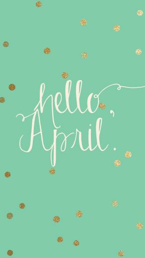 Hello April Wallpaper. Download Wallpapers on WallpaperSafari