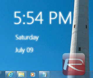 Free download Digital Clock 7 is screen saver that displays the current ...