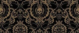 Free download Crowned skull damask wallpaper perfect for my daughters ...