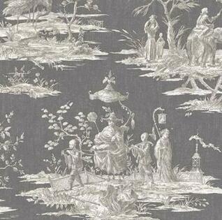 Free download GREY COLONIAL TOILE ON SOFT WHITE WALLPAPER All 4 Walls ...