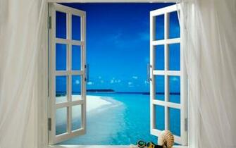 [48+] Beach Window Wallpaper on WallpaperSafari