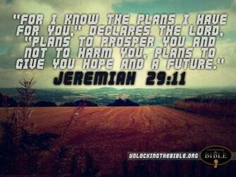 [44+] Jeremiah 29 11 KJV Wallpaper on WallpaperSafari