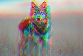 [49+] Trippy Wolf Wallpapers on WallpaperSafari