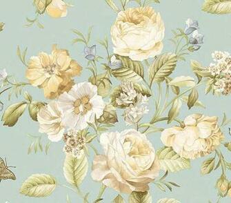 [47+] Vintage Cabbage Rose Wallpaper on WallpaperSafari