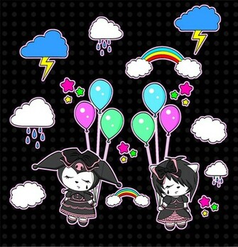 Free download hehs baby kuromi kuromi in maid uniform another kuromi ...