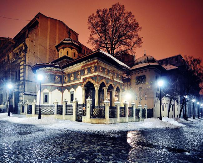 🔥 Free Download Wallpaper Romania Bucharest Winter Fence Street Night ...