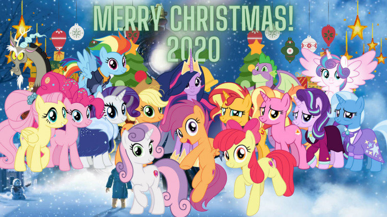 🔥 [100+] My Little Pony Christmas Wallpapers | WallpaperSafari