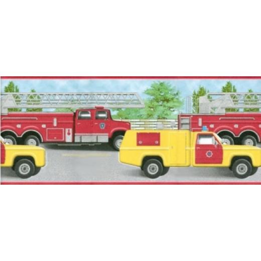 Free download Fire Truck Wallpaper Border CK83111B kids fire engine ...