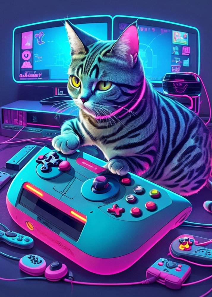 🔥 [20+] Gamer Cat Wallpapers | WallpaperSafari