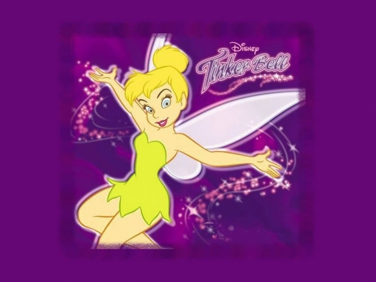 Free download Tinkerbell Fairy On Purple Wallpaper 2068 Wallpaper ...