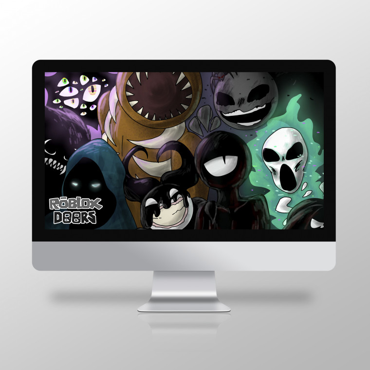 🔥 [30+] Roblox Doors Wallpapers | WallpaperSafari