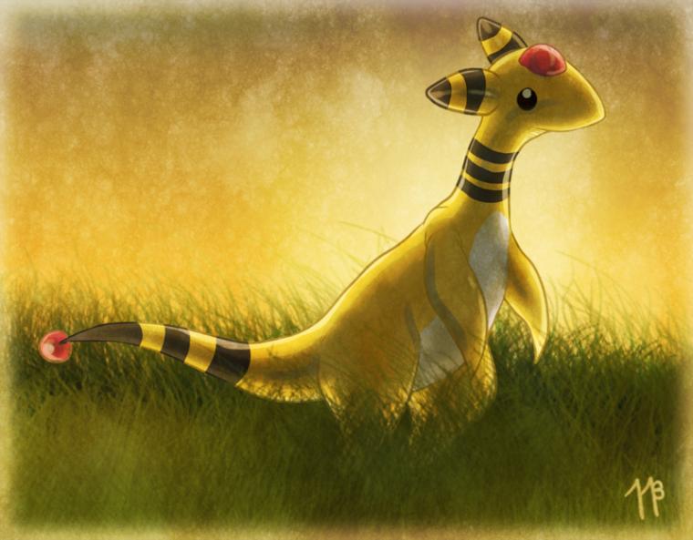🔥 Free Download Mega Ampharos By Henshingeneration by @jhayden ...