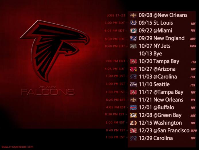 🔥 Free Download Here Is The Atlanta Falcons Complete Regular Season ...
