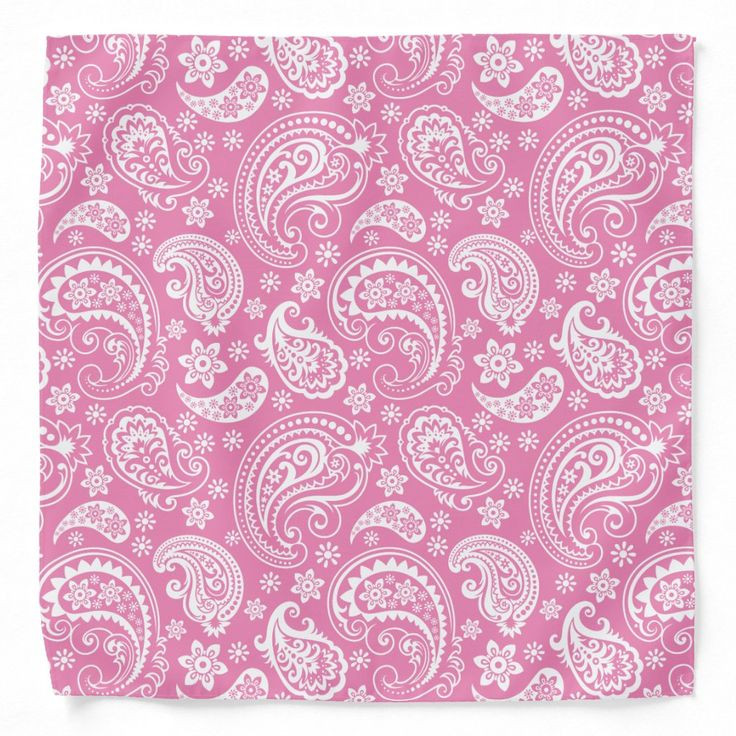🔥 Free Download Pink Navy Paisley Silk Bandana Pocket Square Turnbull ...