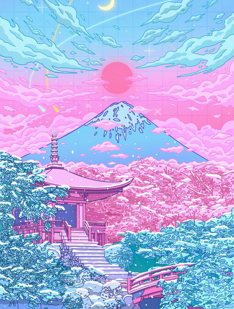 🔥 [60+] Japanese Pink Wallpapers | WallpaperSafari