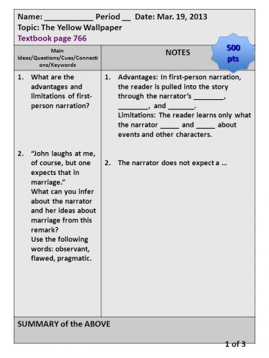 🔥 Free Download The Yellow Wallpaper Study Guide Gettin Ready For ...