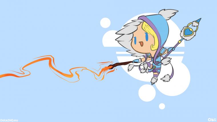 🔥 Free Download Crystal Maiden With Dagon Chibi Style by @jmiller ...