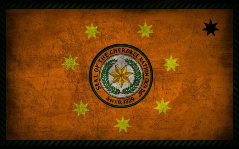 🔥 Free Download Cherokee Grunge Flag By Elthalen by @epotter ...