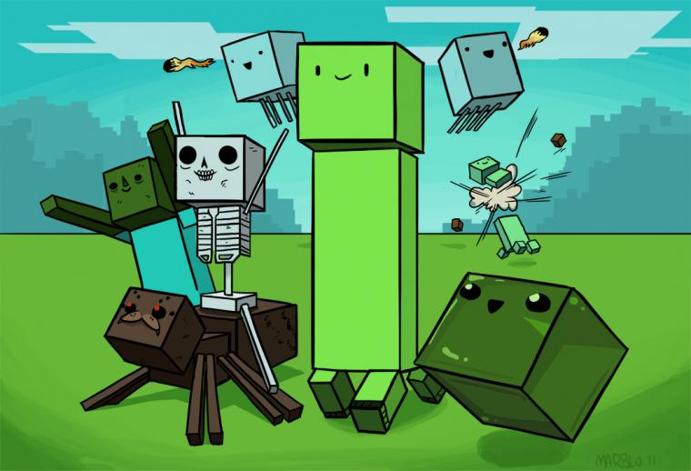 🔥 [90+] Cute Minecraft Wallpapers | WallpaperSafari