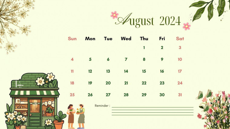 🔥 [20+] August 2024 Calendar Wallpapers | WallpaperSafari