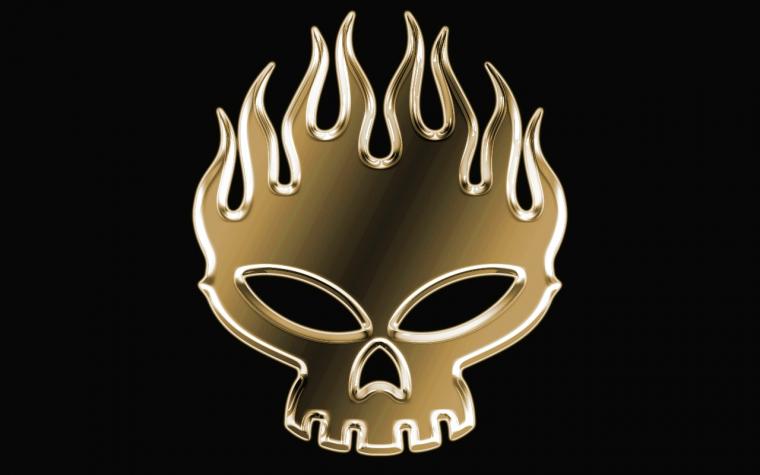 🔥 Free Download Wallpaper The Offspring Name Symbol Skull by ...