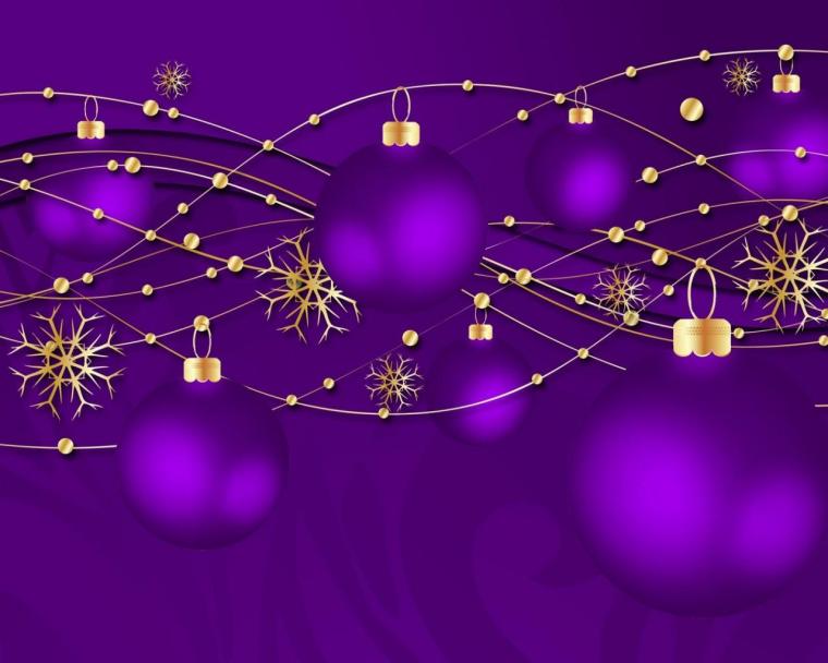 🔥 [50+] Purple Christmas Backgrounds | WallpaperSafari