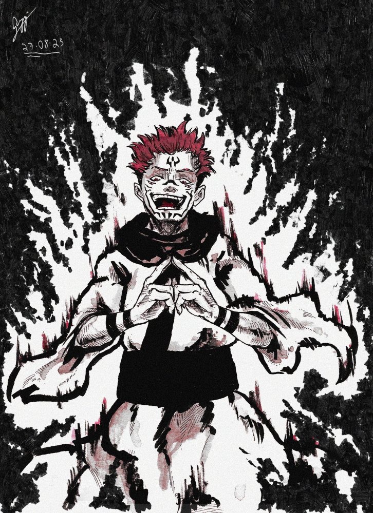 🔥 Free Download Sukuna Jujutsu Kaisen By Koyumyart by @crystalp ...