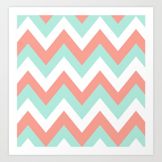 🔥 [50+] Coral Chevron Wallpapers | WallpaperSafari