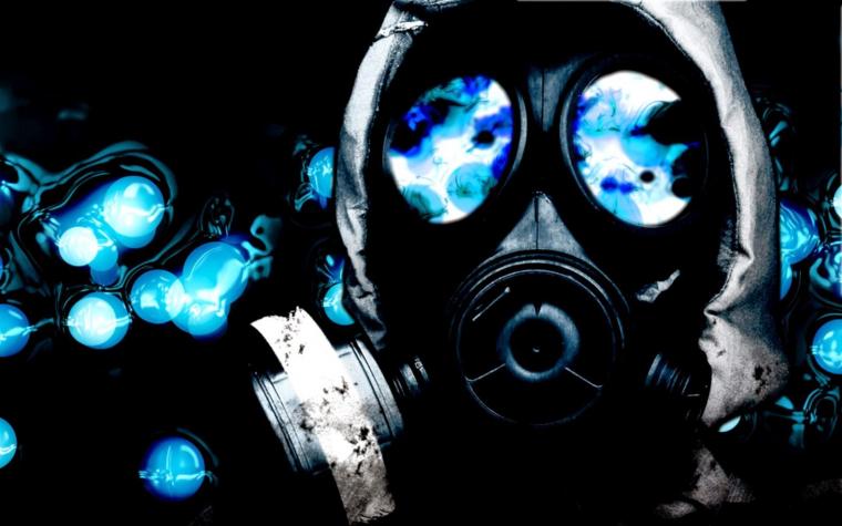 🔥 Free Download Dark Horror Anarchy Gas Mask Art Wallpaper by ...