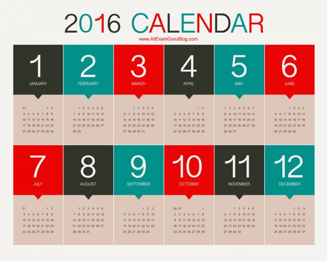 Free download 2016 Year Calendar Wallpaper Download 2016 Calendar by ...