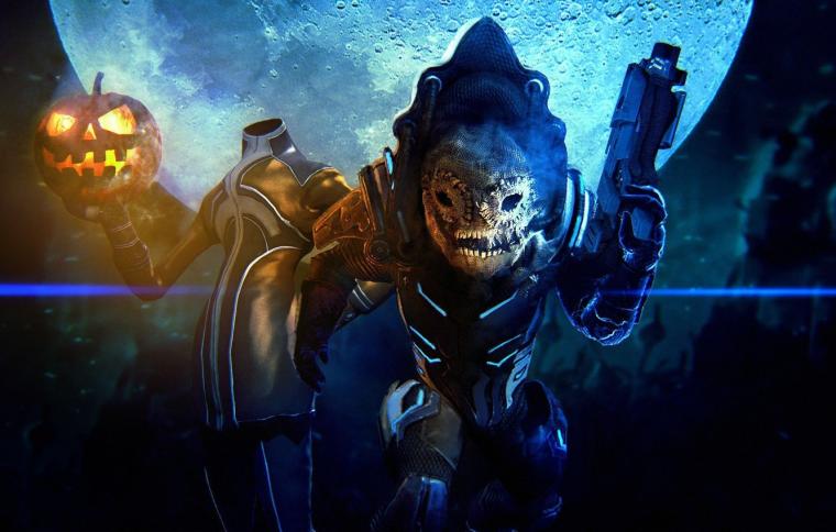 🔥 Free Download Mass Effect Hd Krogan For Pumpkin Stencil Ideas by ...