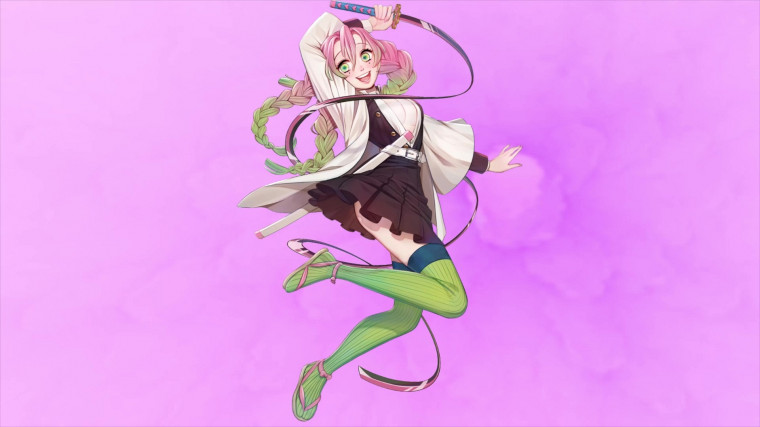 🔥 Free Download Mitsuri Kanroji Love Hashira Kimetsu No Yaiba Live ...