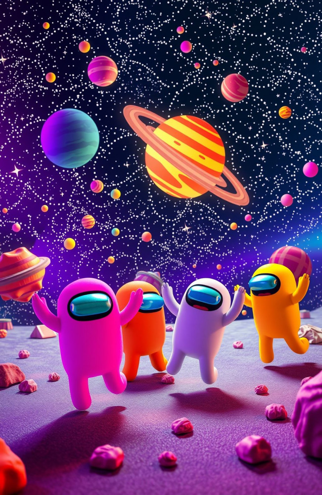 🔥 [50+] Cute Among Us Wallpapers | WallpaperSafari