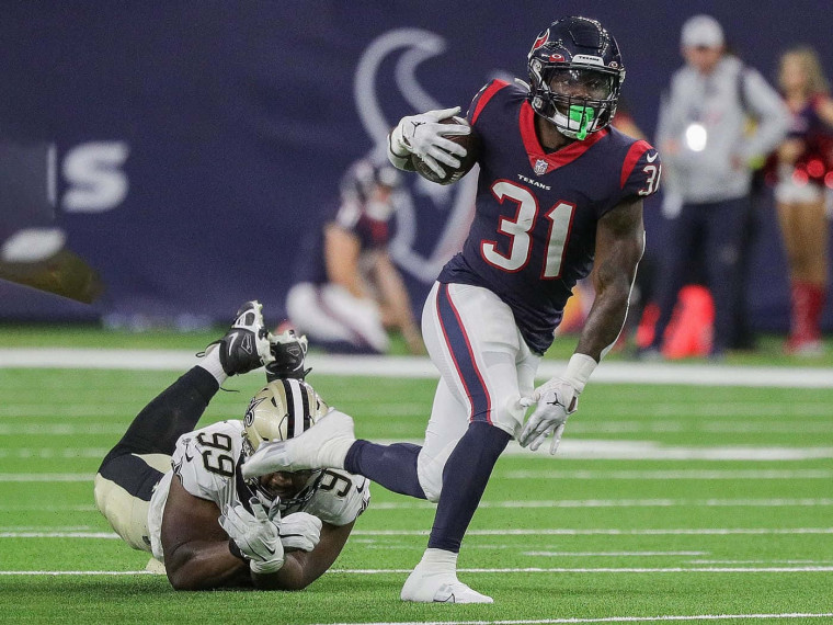 🔥 Free Download Dameon Pierce Evading Tackle During Game Wallpaper by ...