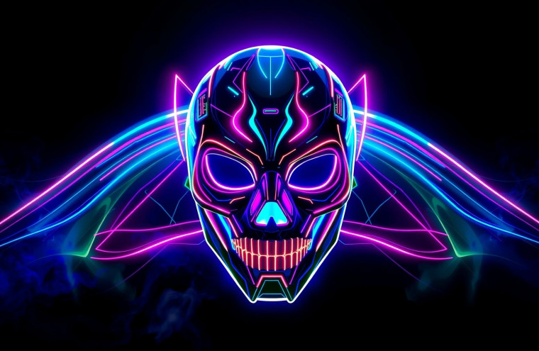 🔥 [30+] Neon Mask Wallpapers | WallpaperSafari