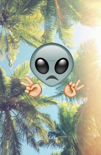 🔥 [50+] Alien Emoji Wallpapers | WallpaperSafari