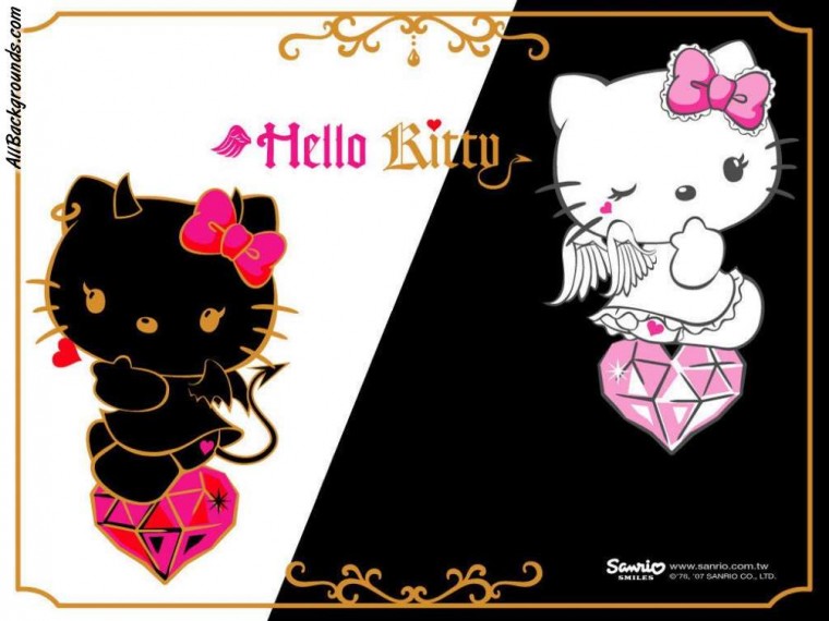 🔥 Free Download Hello Devil Kitty Background Myspace by @joannj13 ...