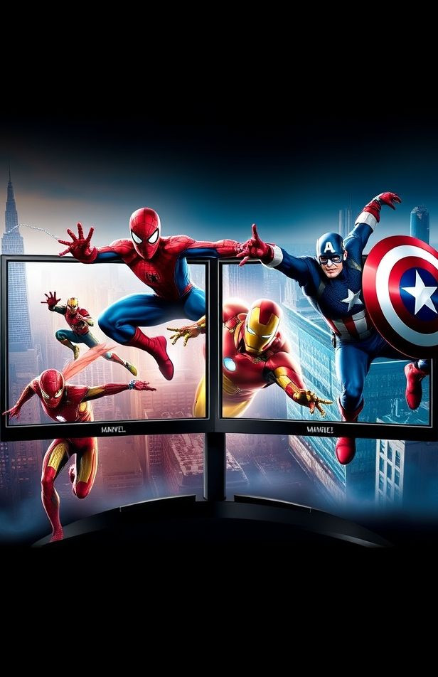 🔥 [60+] Marvel Dual Monitor Wallpapers | WallpaperSafari