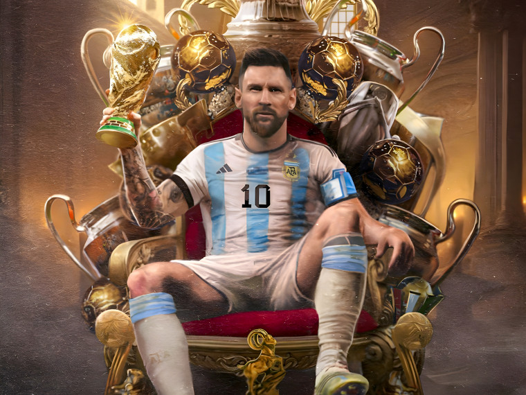 🔥 Free Download Messi Football Player Throne King Wallpaper In by ...