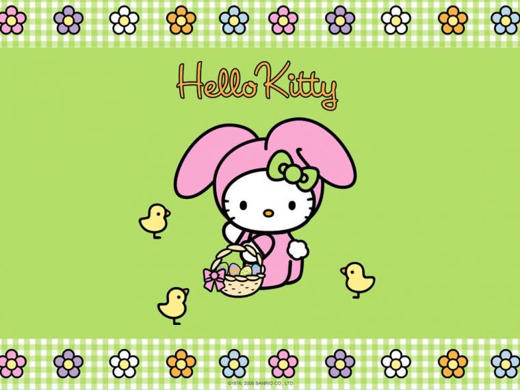 🔥 [70+] Hello Kitty Easter Wallpapers | WallpaperSafari