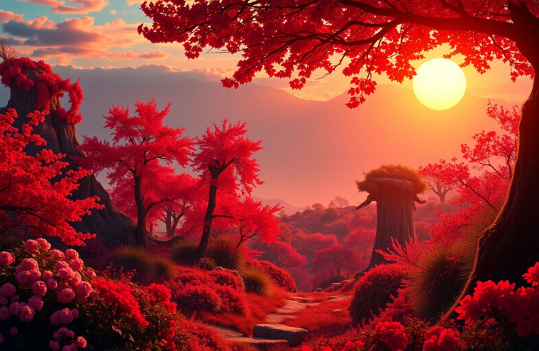 🔥 [70+] Red Nature Wallpapers | WallpaperSafari