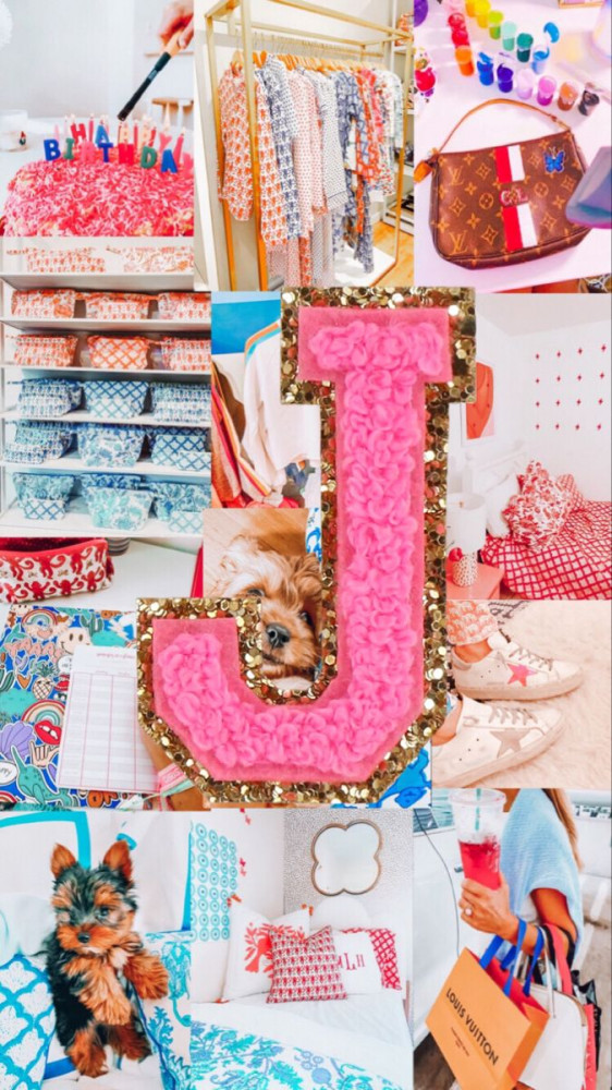 🔥 [60+] Preppy Letters Wallpapers | WallpaperSafari