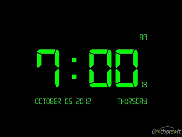 🔥 [50+] Digital Clock Wallpapers for Desktop | WallpaperSafari