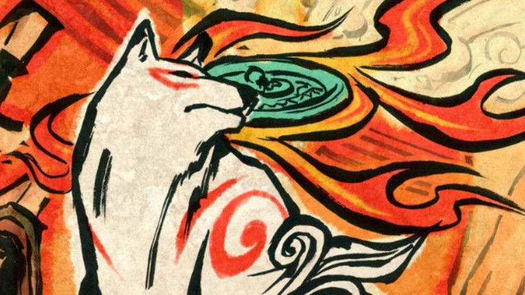 🔥 Free Download Fire Wolf On Ice Okami Hd Wallpaper by @jenniferr62 ...