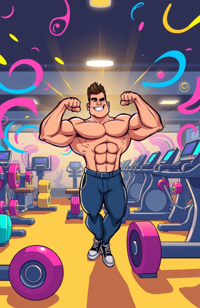 🔥 [60+] Cartoon Bodybuilding Wallpapers | WallpaperSafari