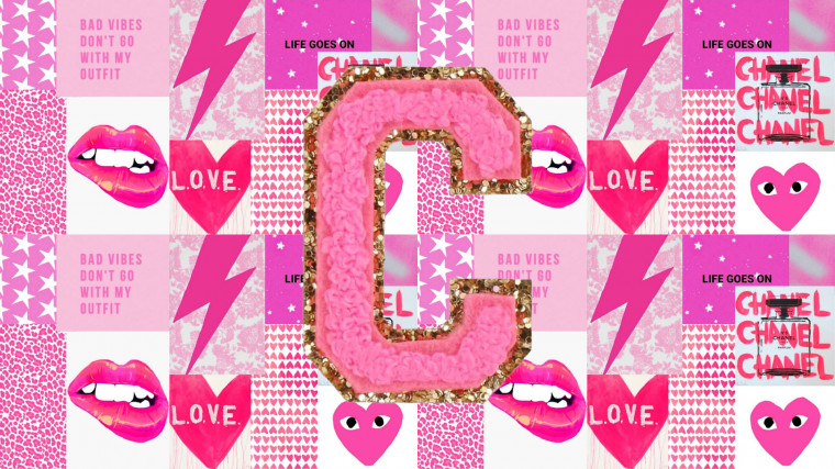 🔥 [60+] Preppy Letters Wallpapers | WallpaperSafari