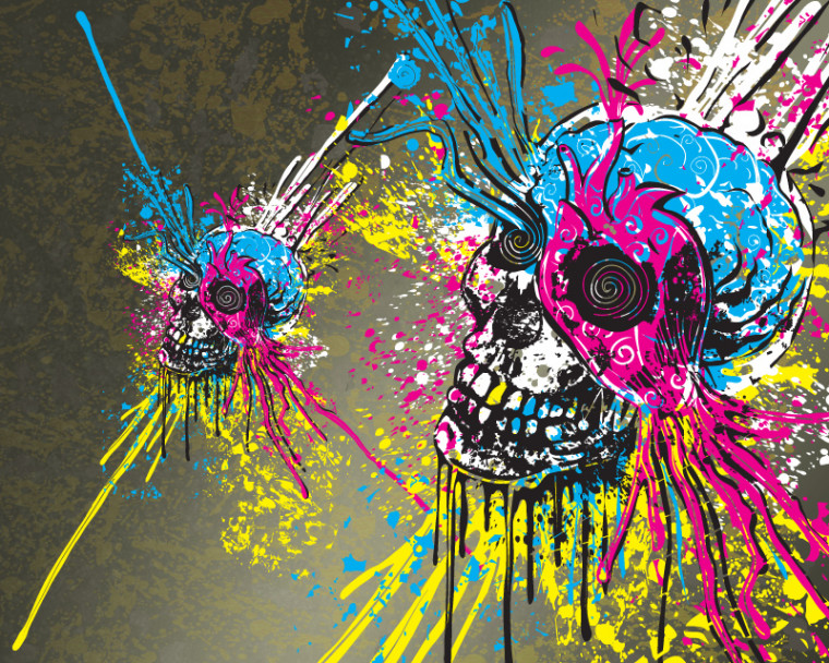 🔥 [100+] Abstract Skull Wallpapers | WallpaperSafari