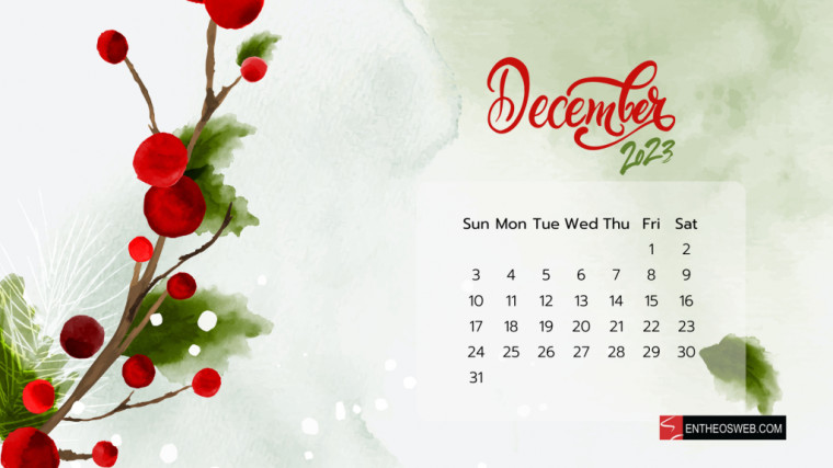 🔥 [50+] December 2023 Calendar Wallpapers | WallpaperSafari